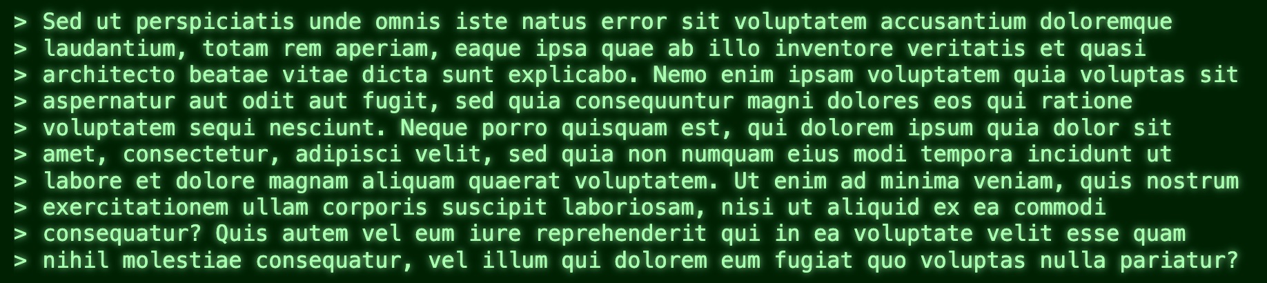 CSS: Repeating character borders - Blog